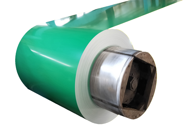Prepainted steel sheet green